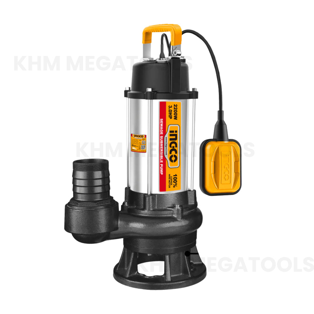 Ingco SPDB220068-5 Sewage Submersible Pump 2200W 3.0HP | ToolsSavvy.ph