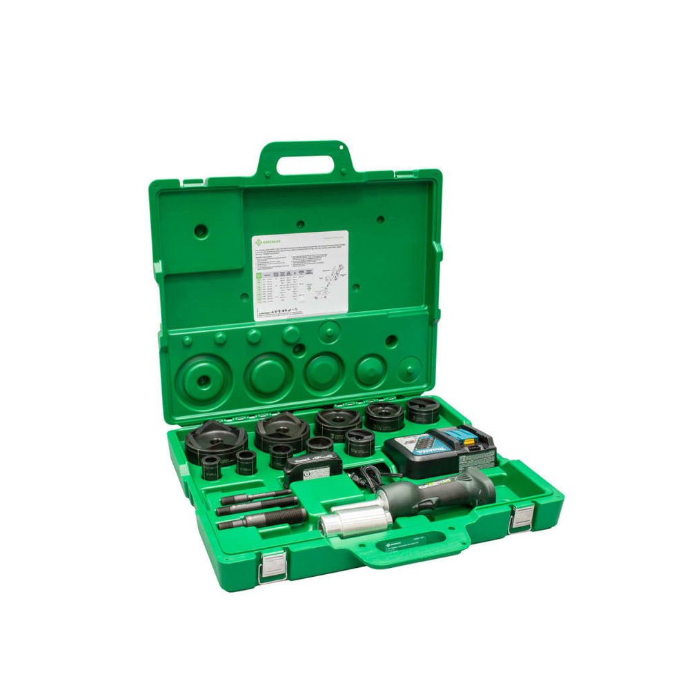Greenlee LS50L11B Battery-Hydraulic Knock Out Punch / Puncher Kit 1/2 ...
