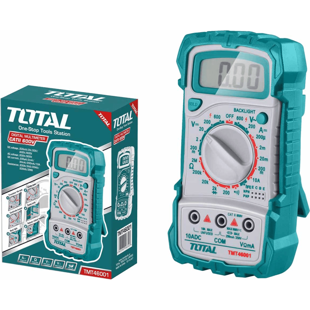Total TMT46001 Pocket Sized Digital Multimeter / Tester – ToolsSavvy.ph