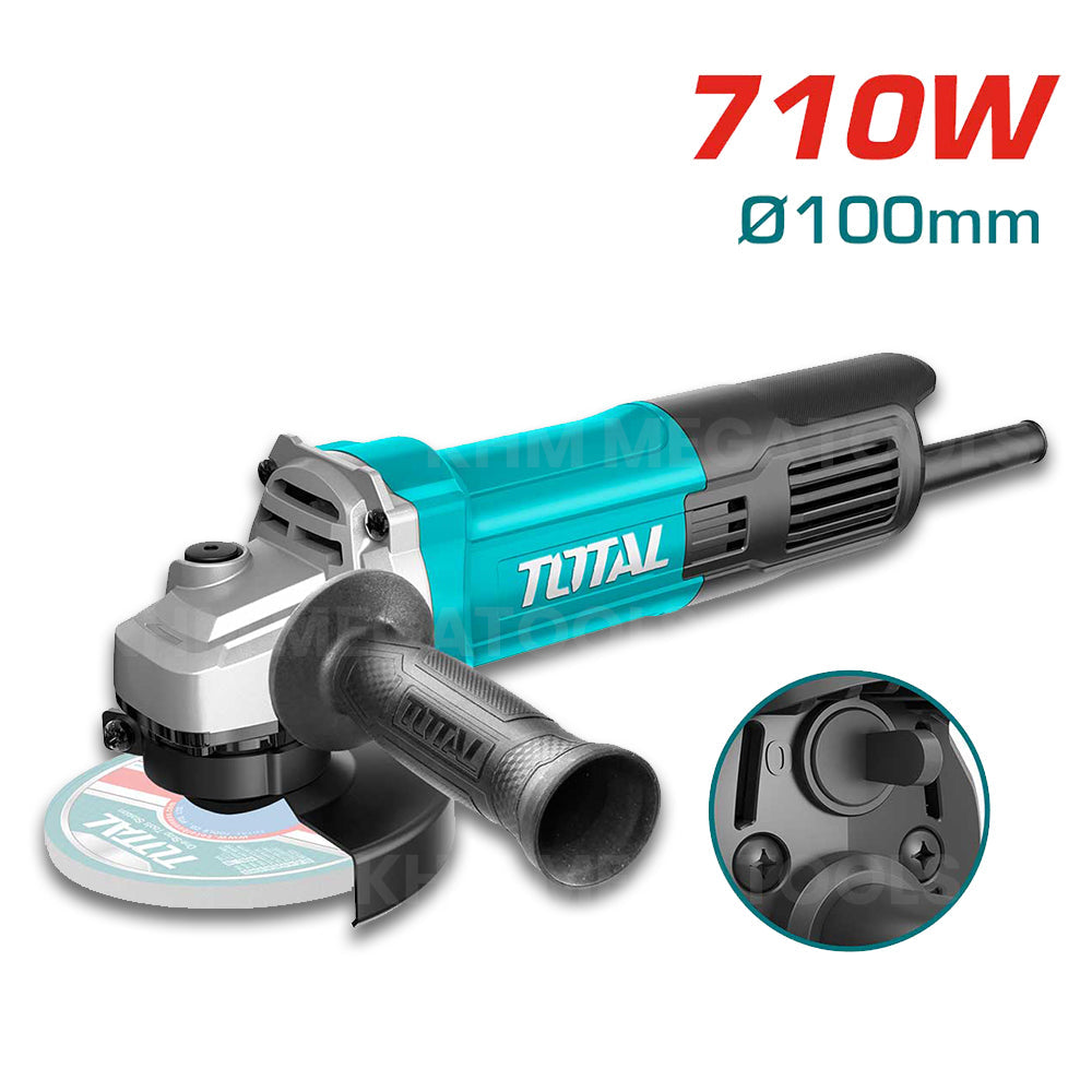 Total TG10710076UP Angle Grinder 4" 710W | ToolsSavvy.ph