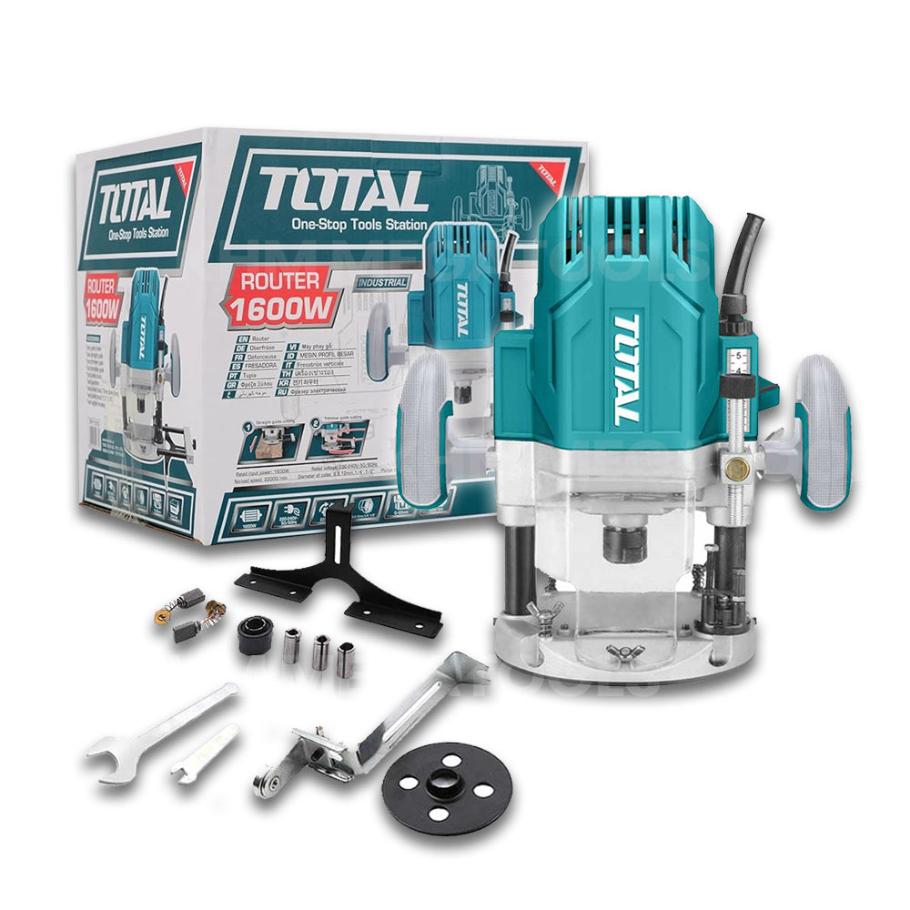 Total TR111216 Plunge Router 1600W – ToolsSavvy.ph